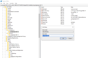 Shifting PostgreSQL data location on Windows Server » Tech Nugget